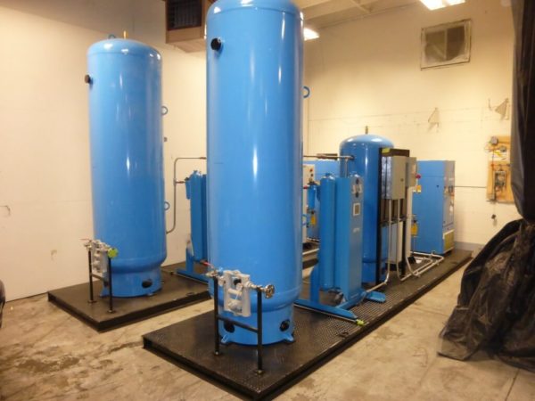 Skid Mounted Oil-Free Instrument Air Package - Central Air Equipment