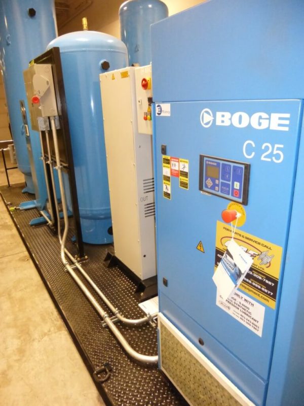 Skid Mounted Oil-Free Instrument Air Package - Central Air Equipment