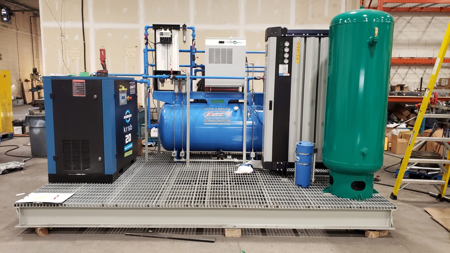 Kaishan Combo Instrument Air / Nitrogen Skid Packages - Central Air ...