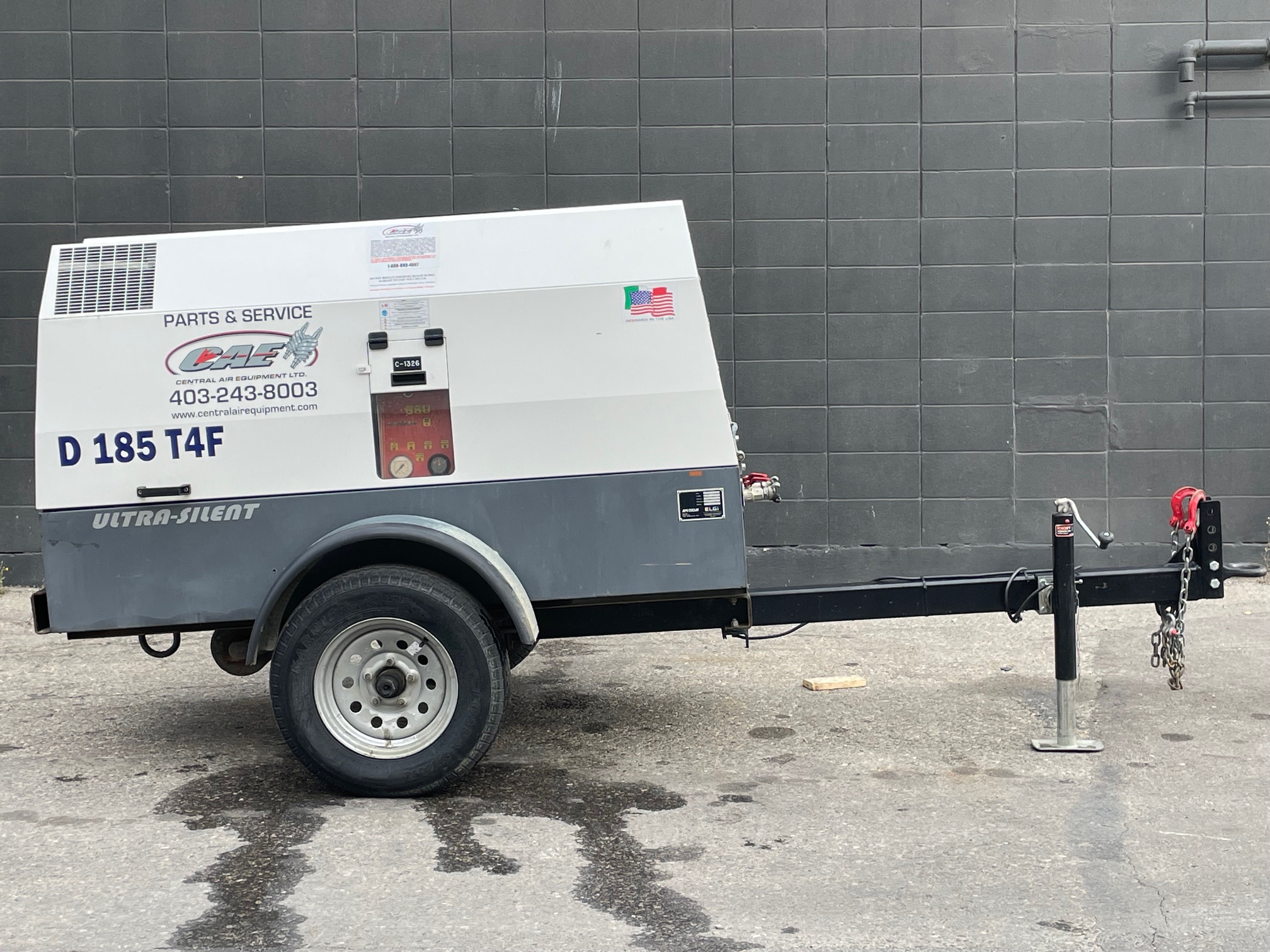 C-1326 ROTAIR / ELGI D185 DIESEL COMPRESSOR - Central Air Equipment