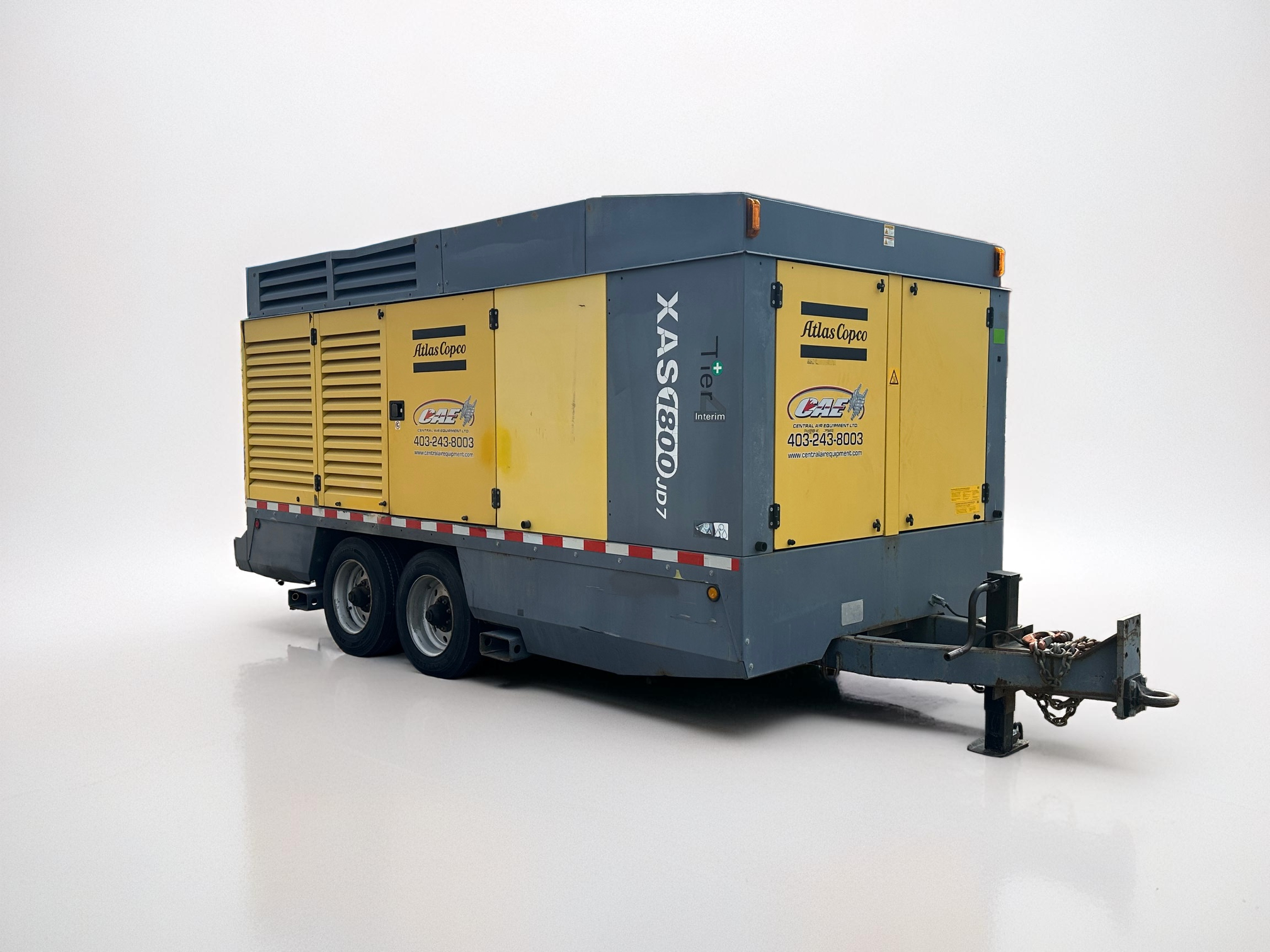 C-1294 ATLAS COPCO 1800 CFM DIESEL PORTABLE AIR COMPRESSOR - Central ...